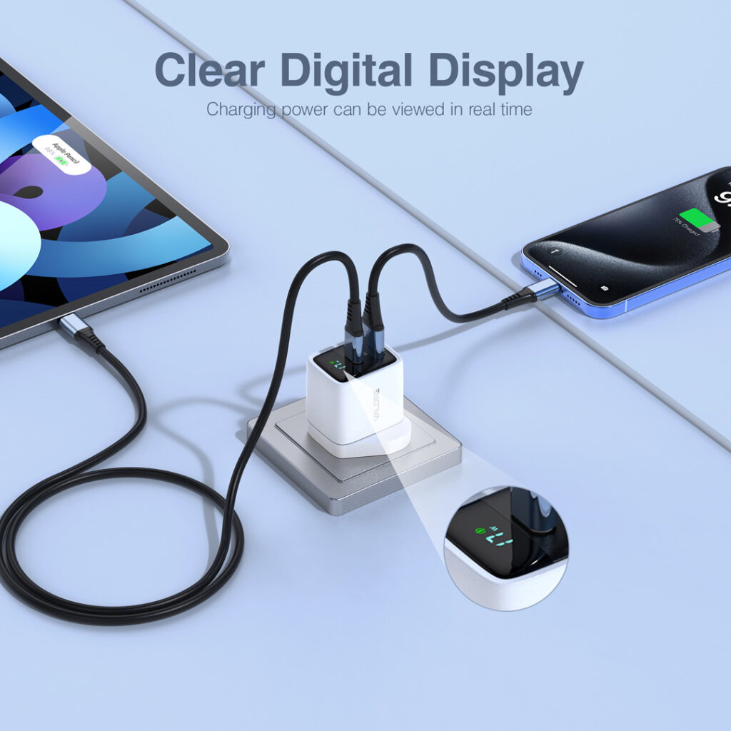 Valore PD35W GaN Technology Wall Charger with Digital Display - Valore ...