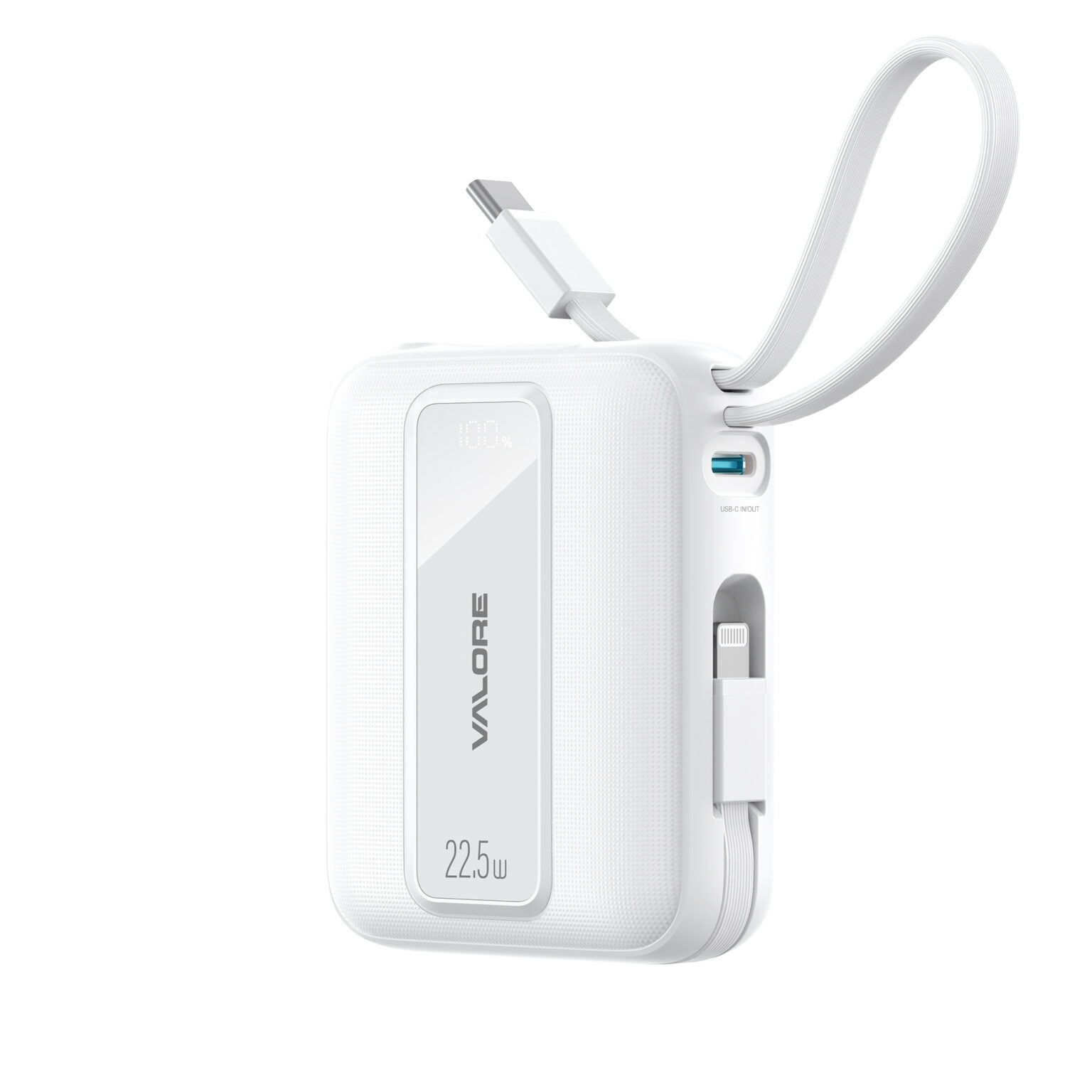 Valore PD20W 10000mAh Power Bank with Dual Built-in Cables - Valore Global